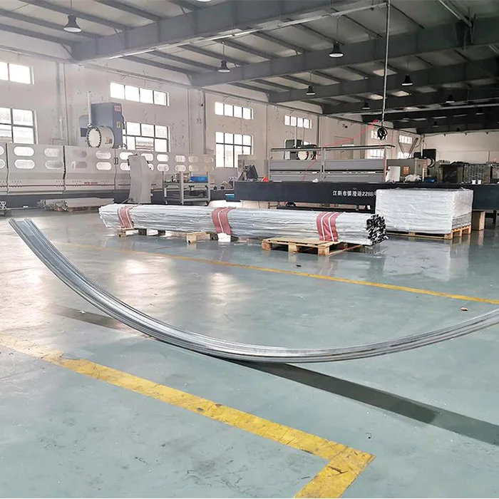 Anodized Bending Aluminum Rail Profile Extrusion for Decorations