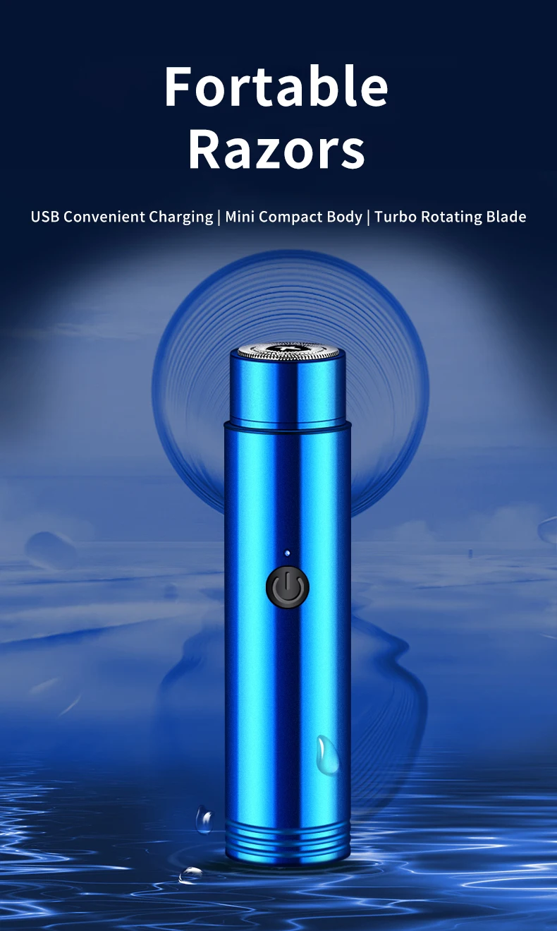 Usb Rechargeable Single Blade Electric Shaver For Beard & Body ...