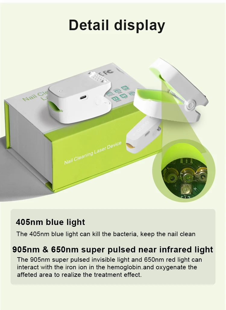 Nail Fungus Remove Laser Treatment Device 905nm 650nm 405nm Nail ...