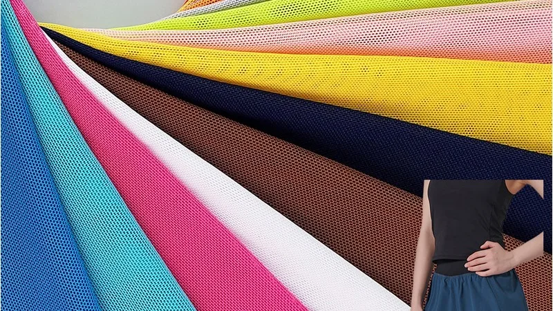 60g Soft Stretchy Fabrics Nylon Stretch Power Net Mesh Spandex Fabric ...