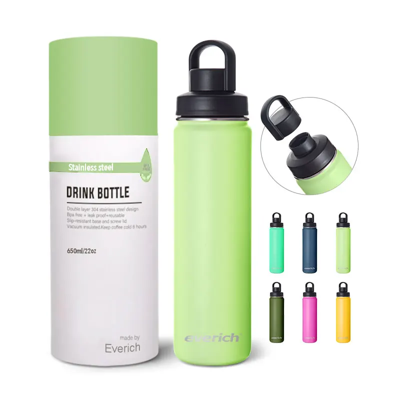 Vacuum Insulated Water Bottle With Screw Top Stainless Steel Travel ...