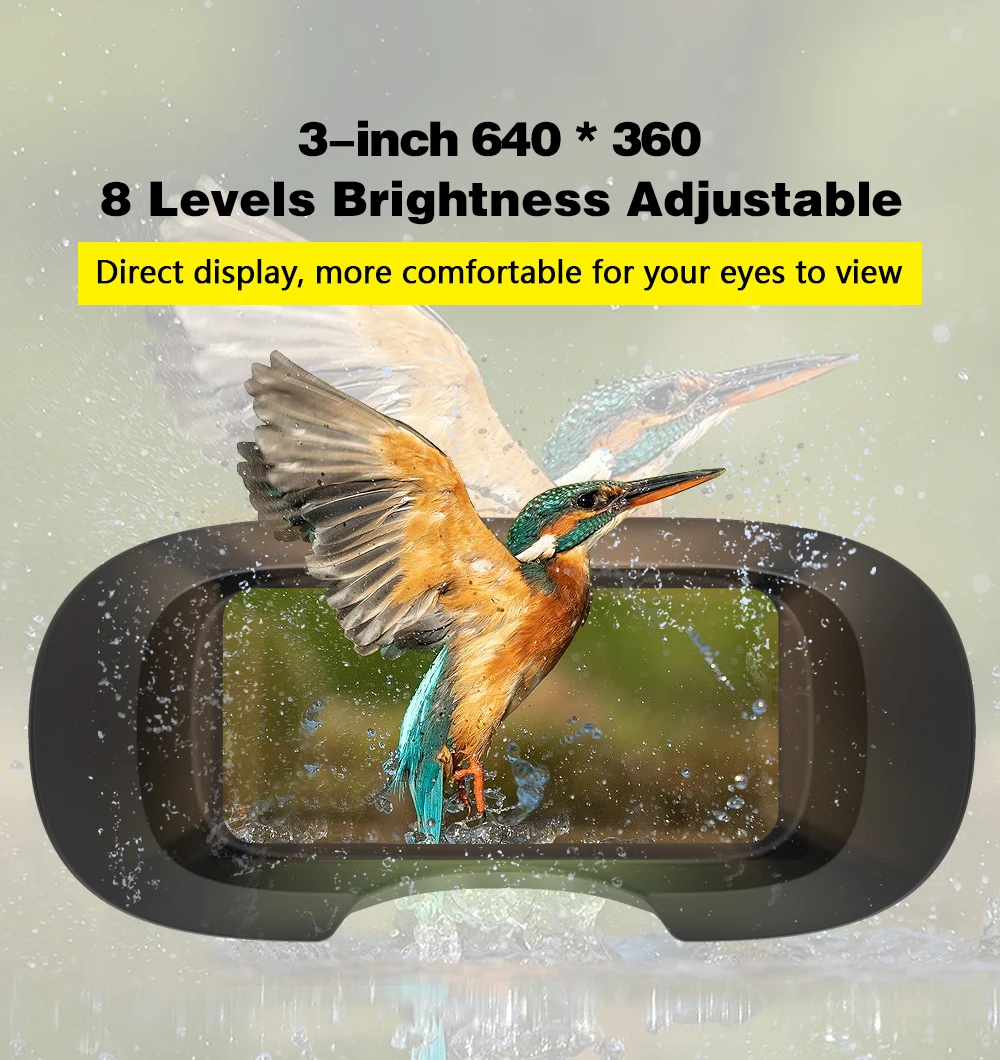 4K Full Glasses Multi-Layer Coated Camera Lens Night Vision Binoculars ...