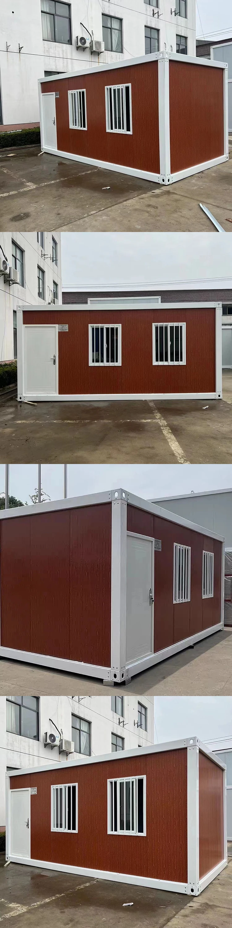 Custom Modern Luxury Fabricated Living Villa Flat Pack Container House Portable Prefabricated ...