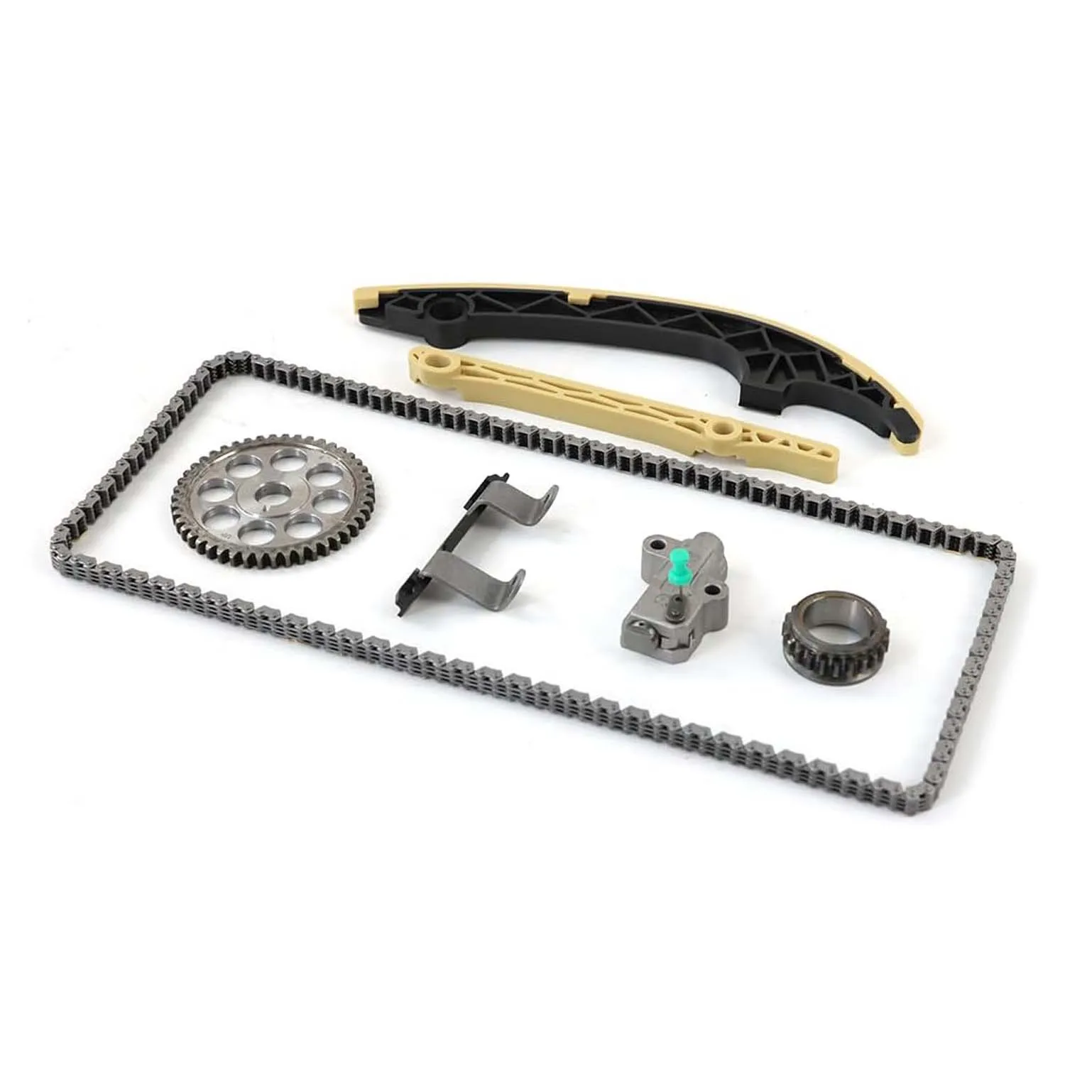 5Pc/Set Timing Chain Kit Guide Rail Tensioner Sprockets Engine for ...