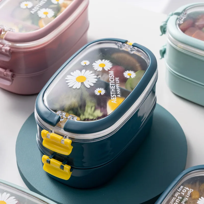 Custom Portable Lunch Container Reusable Pp Bento Box Plastic Lunch Box ...