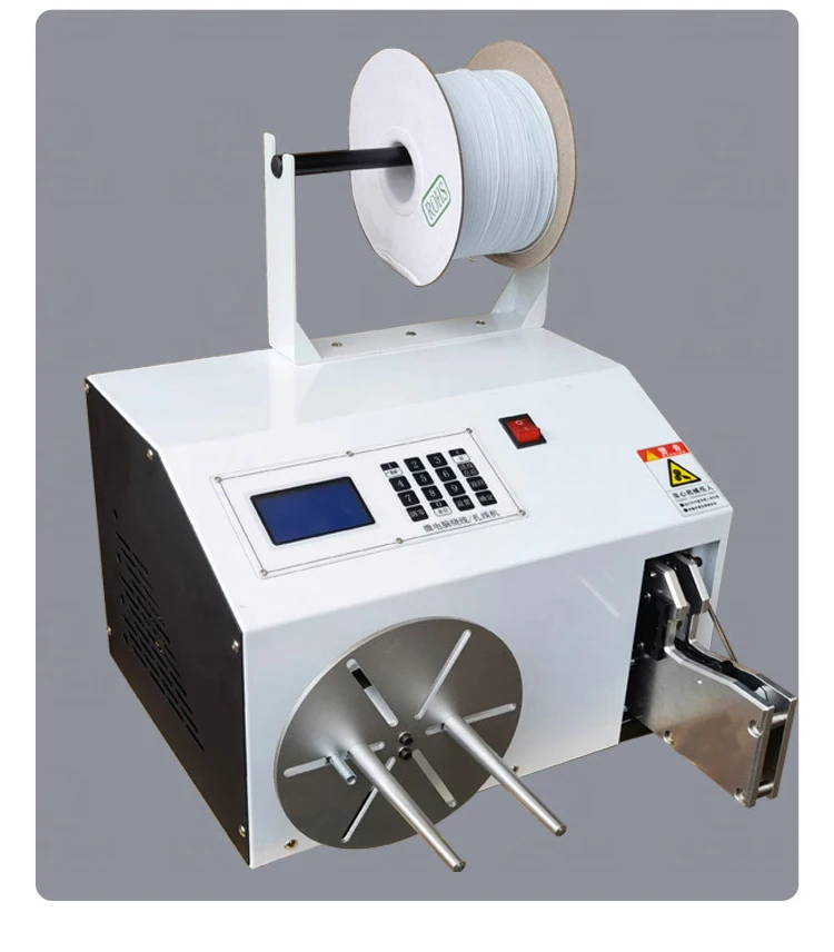 Tebak Automatic Electric Data Wire Banding Machine Power Cable Coiling ...