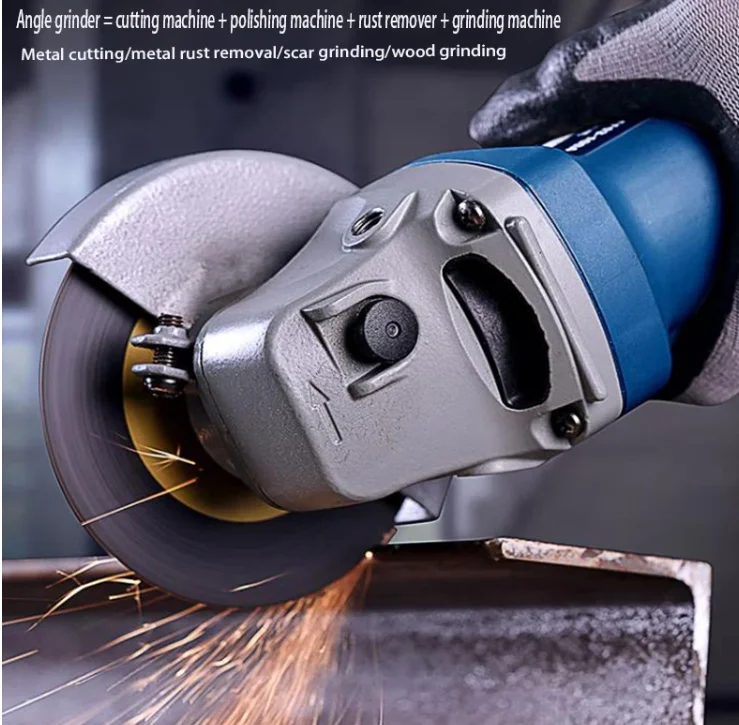 High-speed 710w Electric Angle Grinder 100mm 1300r/min Angle Grinder ...