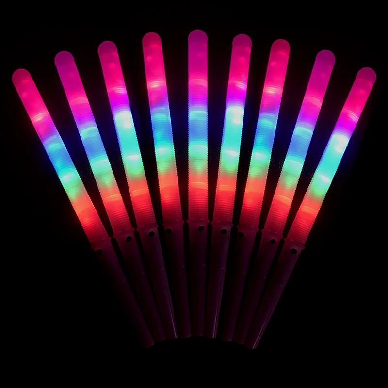Colorful Glowing Cotton Candy Light Stick for Parties & Events OEM