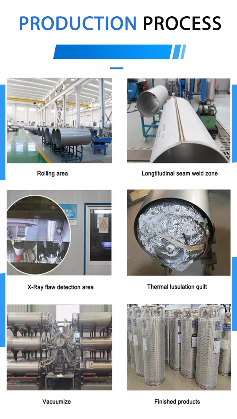 Cryogenic Liquid Dewar Tank Container Bottle Dewar Flask Cylinders For ...