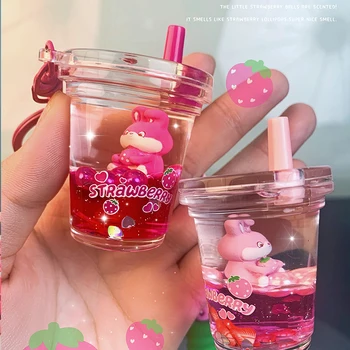 Creatieve Cartoon Bubble Boba Melk Thee Sleutelhanger Leuke Quicksand ...
