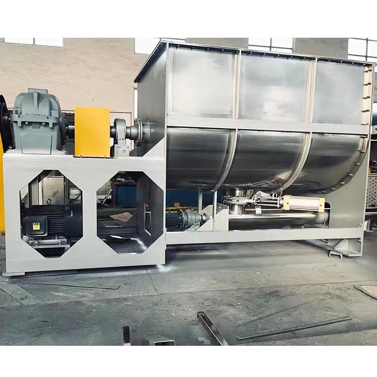 Large 10 Tons Horizontal Mixer For Kitchen Waste - Buy Feed Mixer Mixer ...