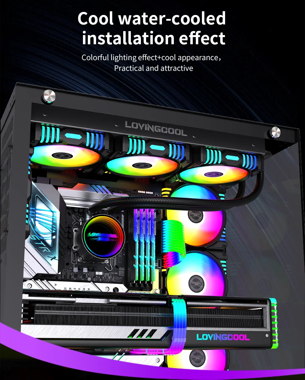 LOVINGCOOL Liquid CPU Cooler - Efficient Cooling Solutions