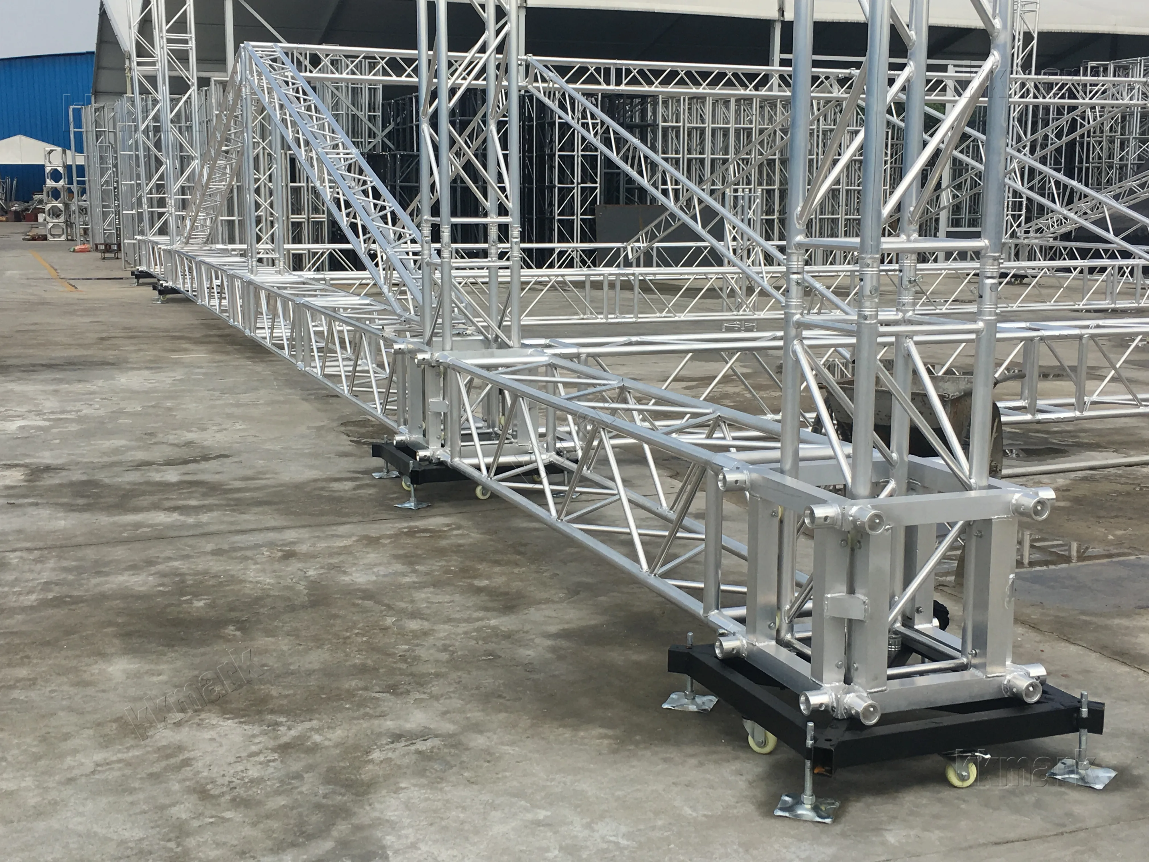 Black Aluminum 5ft 6ft 8ft 9ft 10ft 12'' Led Screen Display Audio Dj ...