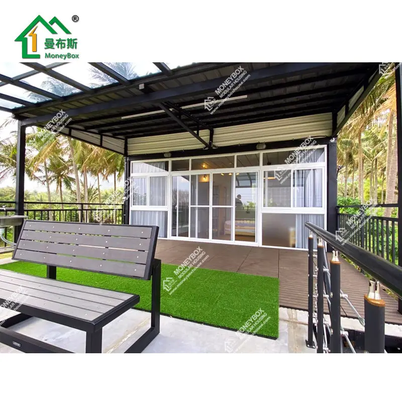 Sliding Prefab Luxury Living Cooking Two-storey suburban Modular ...