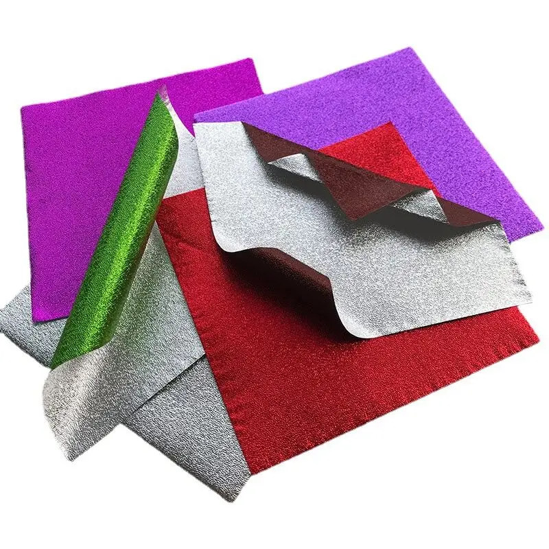Custom Laminated Wrapping Paper Square Alloy Paper Food Tin Foil ...