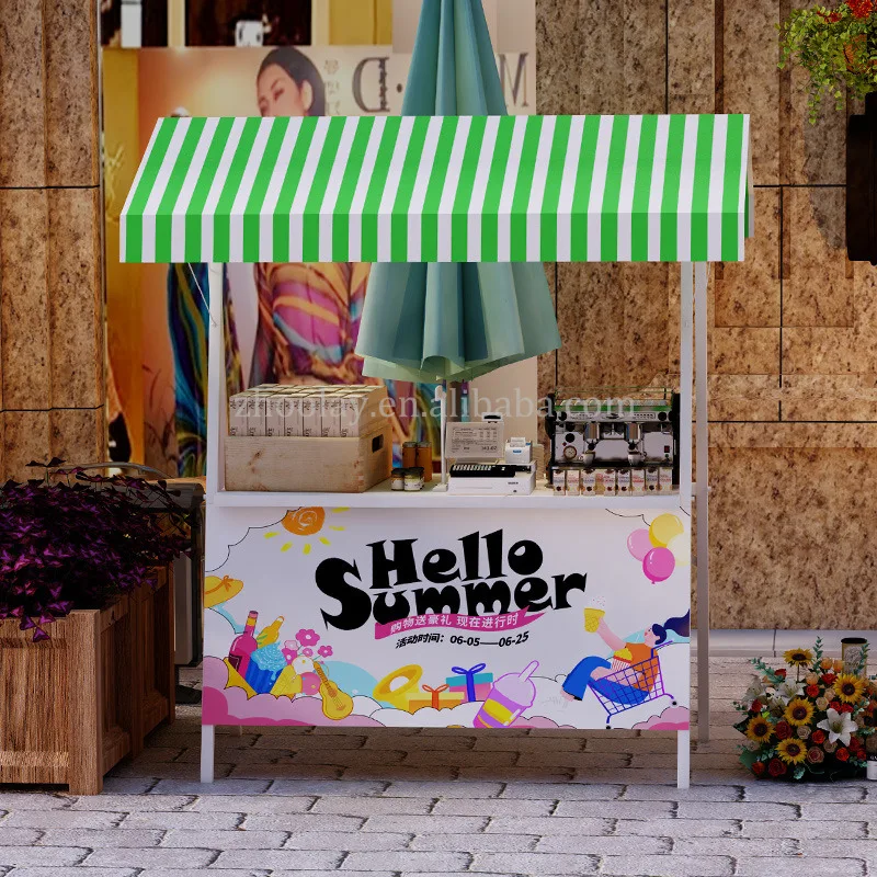 Activity Booths Mobile Metal Shop Food Shed Snack Stand Merchandise ...
