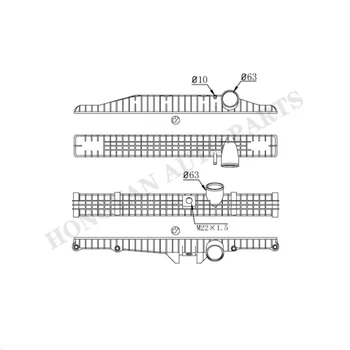 Radiator Tanks Pa66 Gf30 Fit For Volvo Fh12 F12 Radiators Manufacturer ...