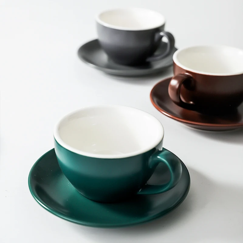 Colorful Glazed Design Decorative Drinkware Modern Coffee Tea Cup ...