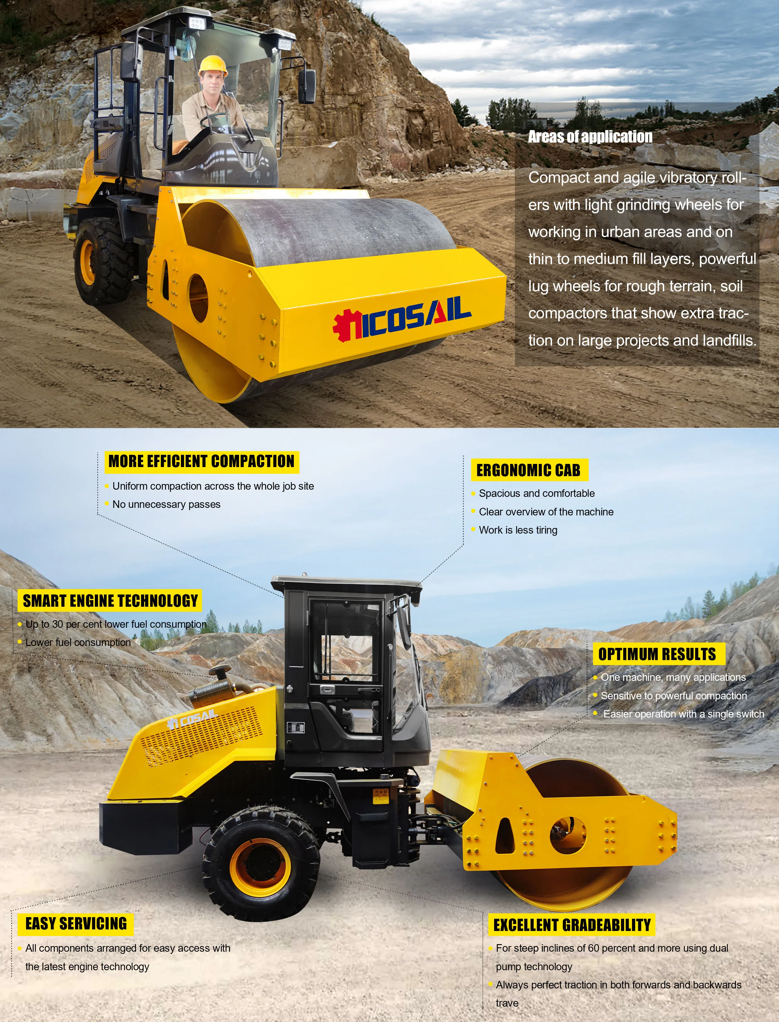 8 Ton Ride-On Large Heavy Duty Asphalt Road Roller Vibrator Compactor ...