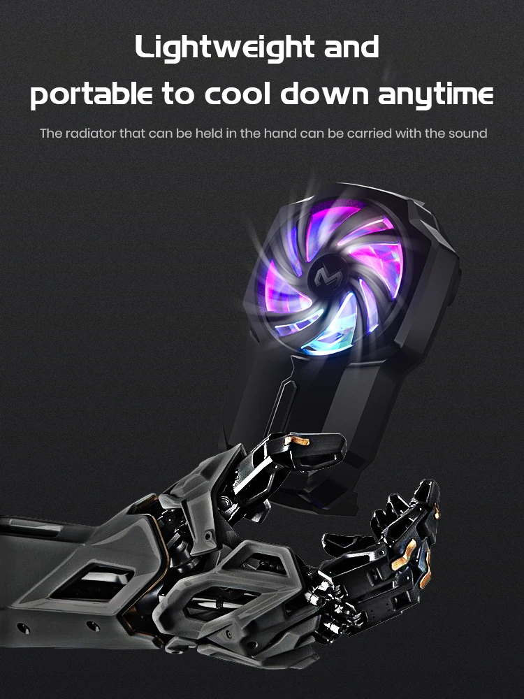 Usb Smartphone Android Led Rechargeable Mini Radiator Charger Colling ...