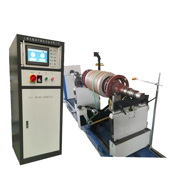Double Drive Balancing Machine For Lar And Small Rolls Testing ...