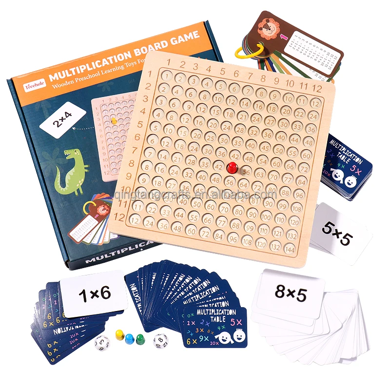 Multiplication Board Game - Educational Fun for Kids