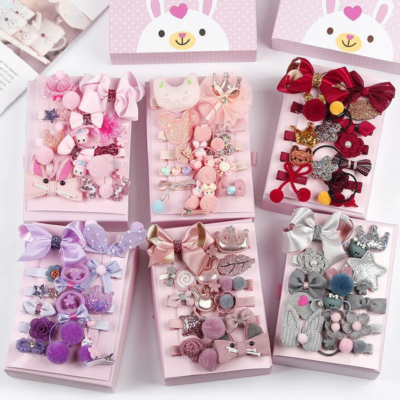 18-piece Girl Headdress Baby Princess Super Fairy Cute Little Girl ...