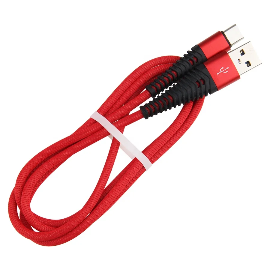 Nylon Micro Usb Cable Fast Charging 1m For Xiaomi Redmi Samsung Mobile ...