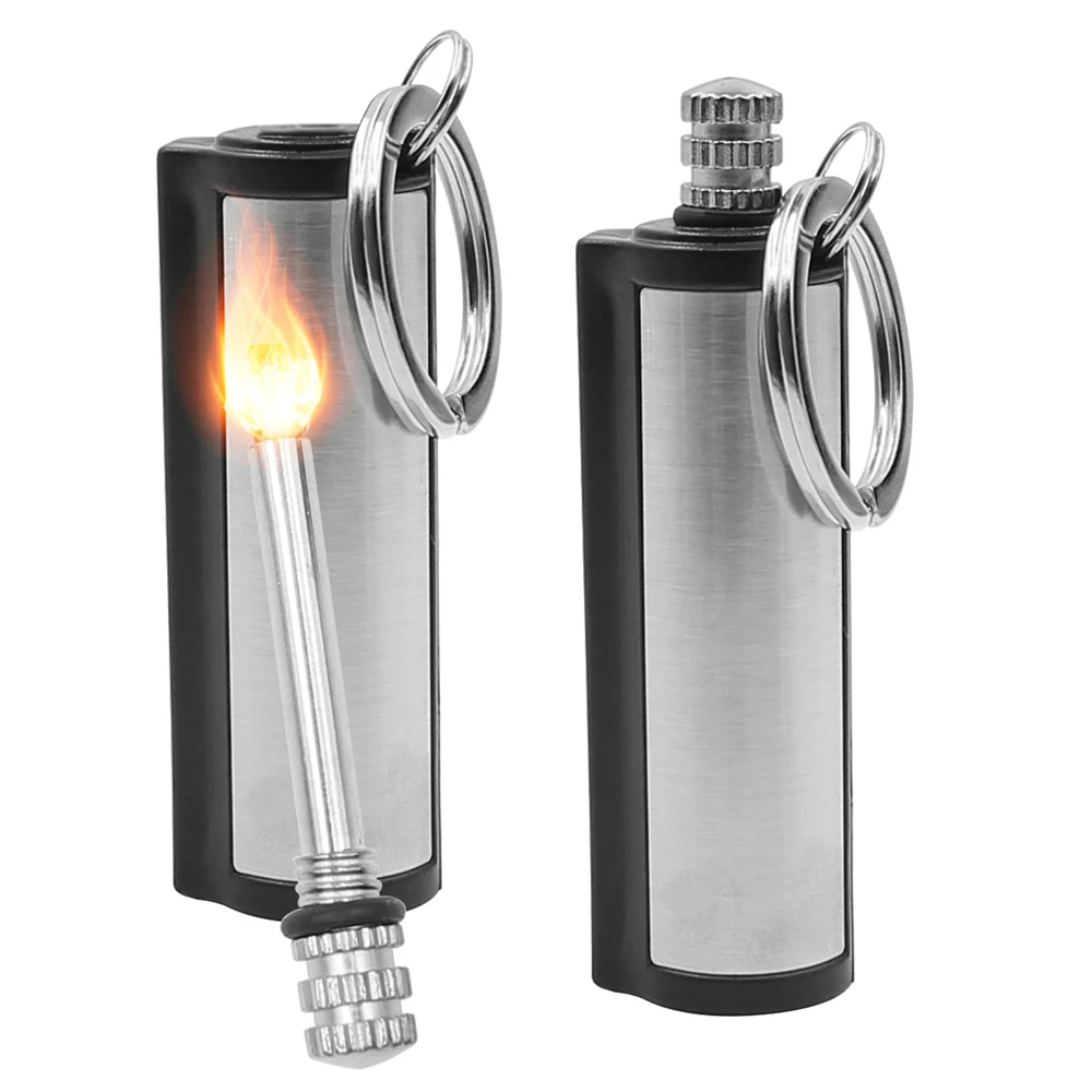 Baiyuheng Metal Forever Keychain Oil Candle Match Lighter Match Chain ...