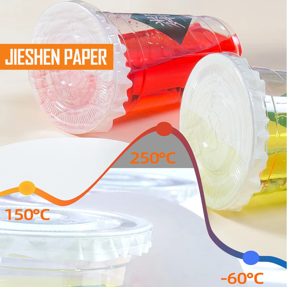 White Leak Proof Cup Lid Liners - Waterproof & Spill Proof