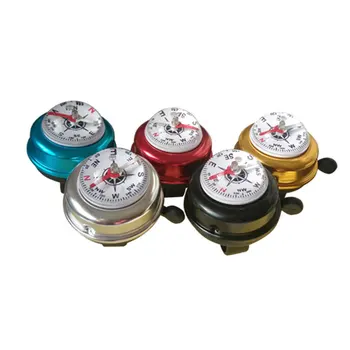 Colorful Bell Sounds Loud Aluminum Alloy Compass Mountain Bicycle Bell ...