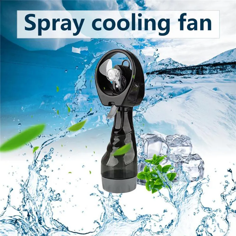 Portable Handheld Mini Water Spray Fan for Summer Cooling