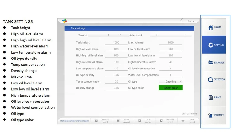 Automatic Tank Gauging System ATG Magnetostrictive Probe Fuel Oil Level ...