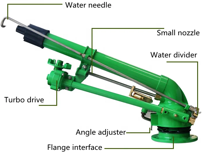 50 Turbo Vortex Spray Gun - Efficient Agricultural Irrigation