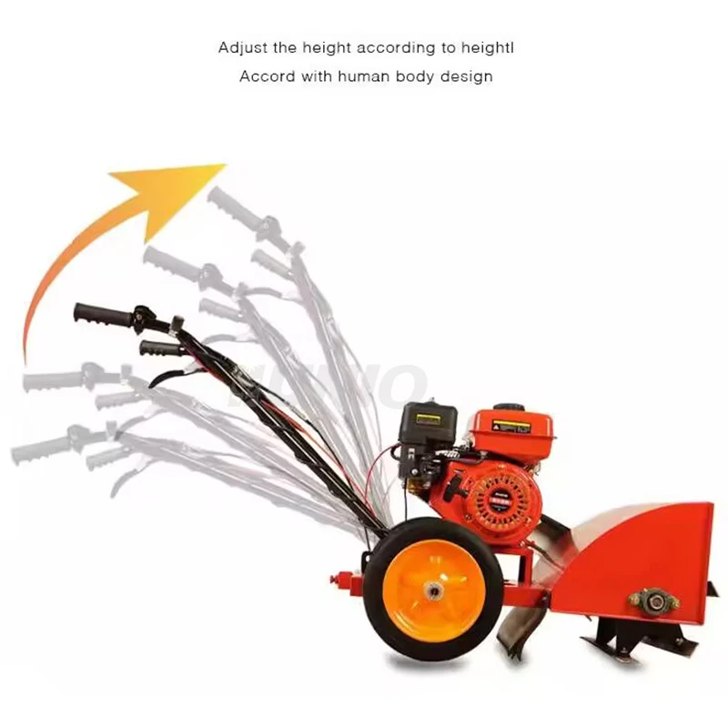 Cultivator Power Tiller Rotary Mini Power Weeder Machine Manual Hand ...