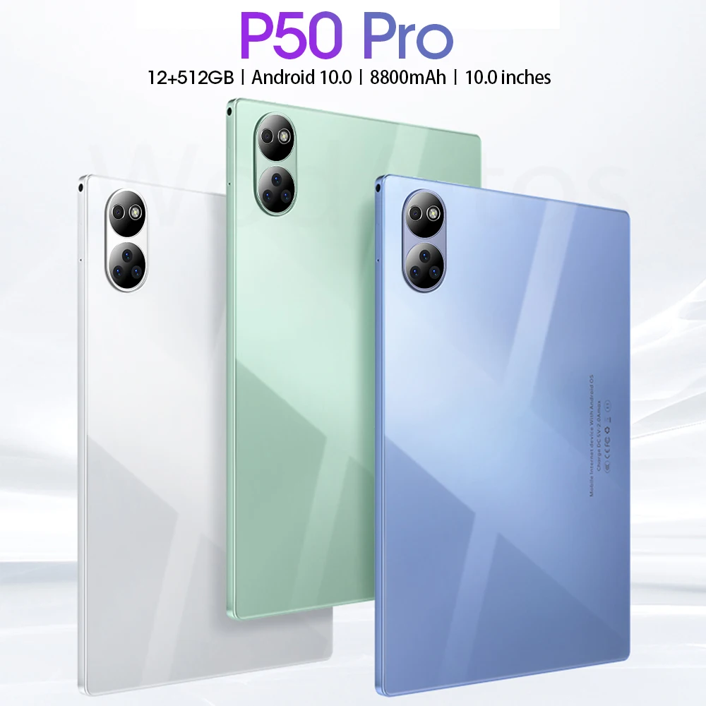 Hot P32-p50 Pro Tablet 10.0 Inch 12gb+512gb Snapdragon 870 Tablet Pc ...