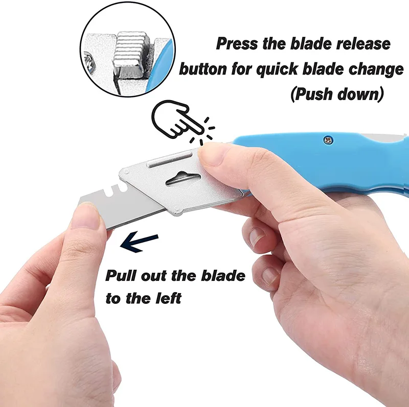 Safe Knife Folding - Practical Utility Knife with SK-5 Blade