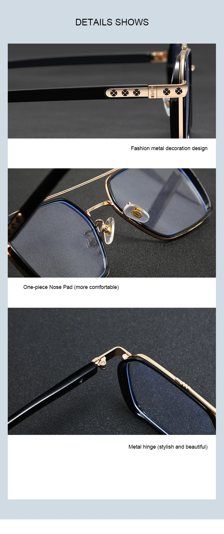 Optifix Absorbable Eyeglasses Frame - TR 90 Anti Blue Light Lens