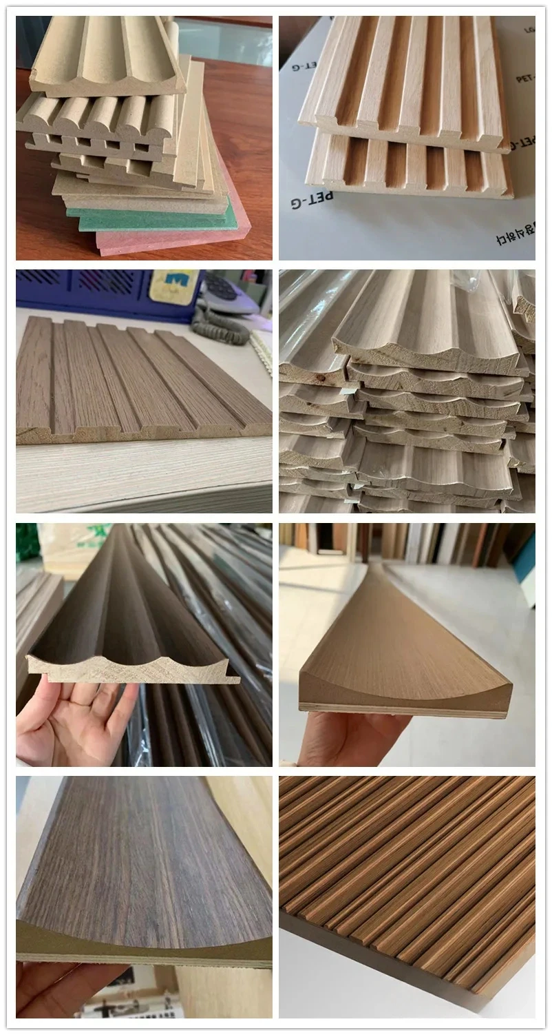 Flexible Wpc Wall Cladding Interior Bendable Louvers Wall Panels For ...