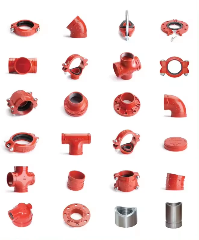 Standard Fire Fighting V Style Ductile Cast Iron Grooved Fittings - Buy ...