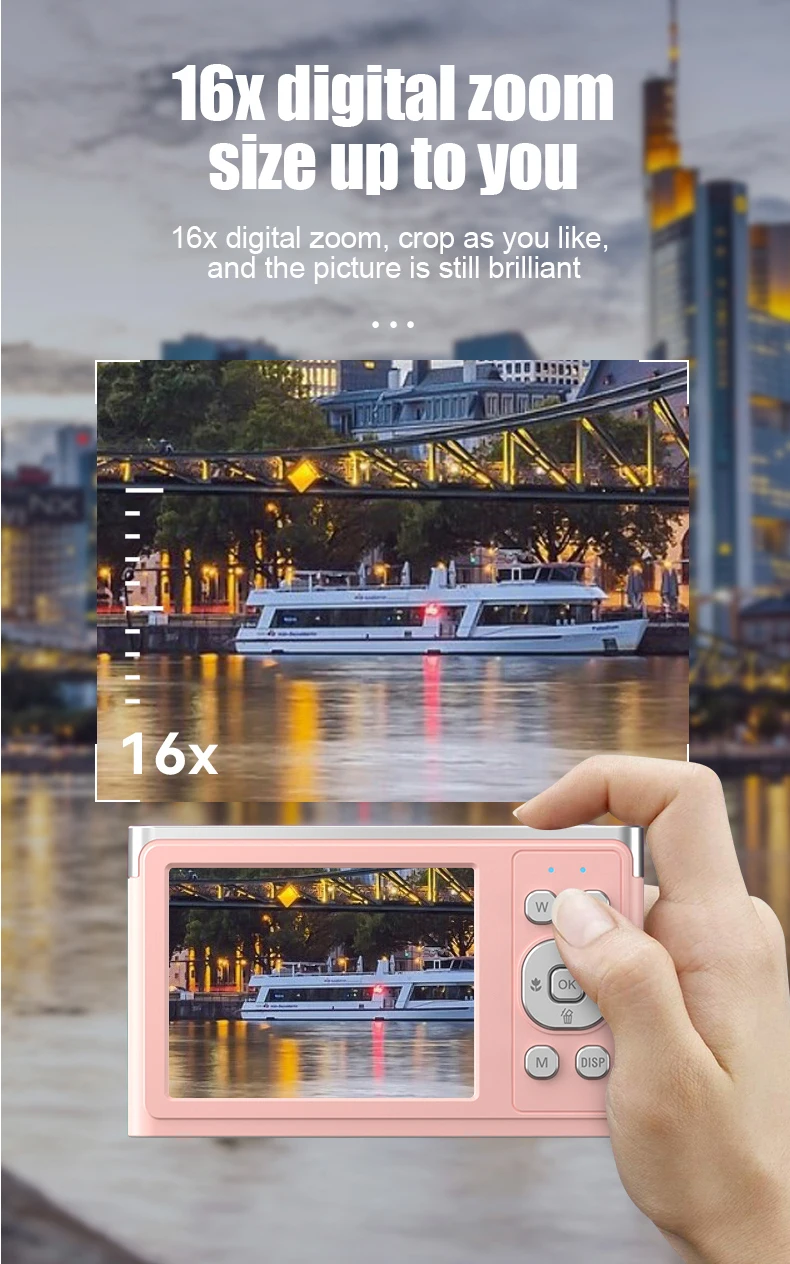 New Style Professional 4k Photo Video 16x Digital Zoom Mini Dslr ...