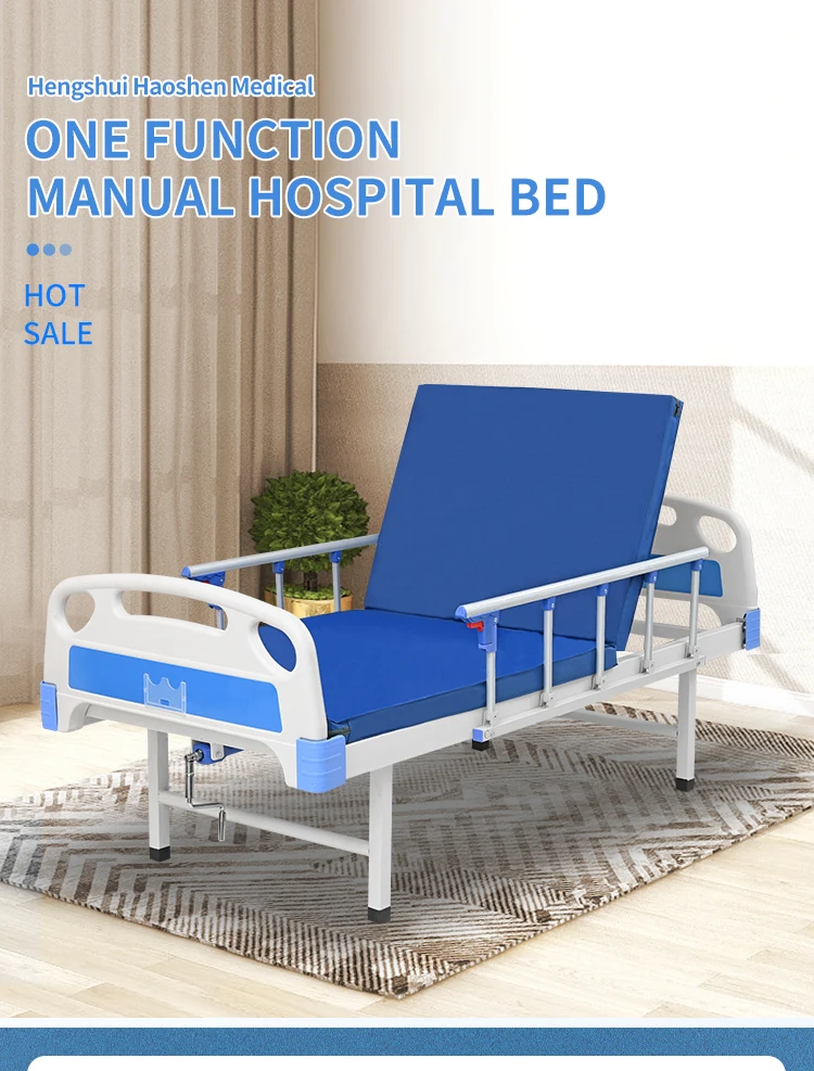 Manual Hospital Bed 1 Crank,Medical Hospital Nursing Bed,Hospital ...