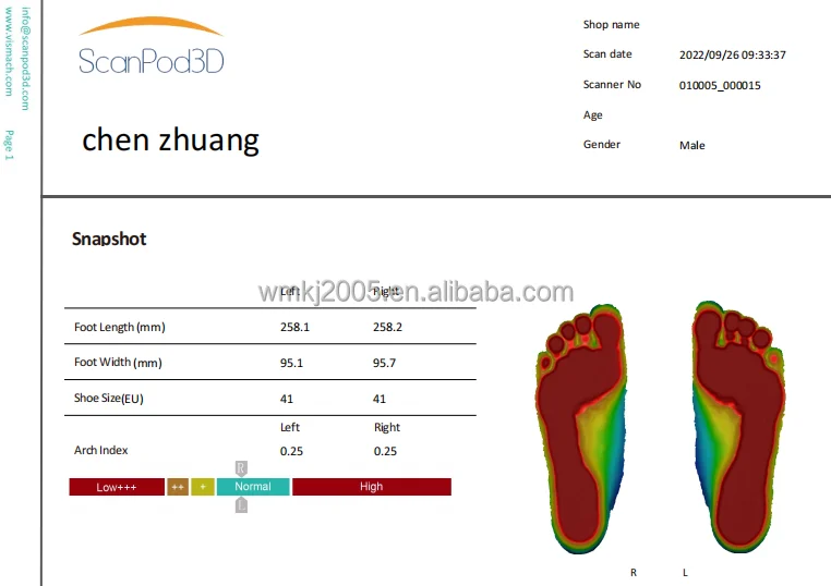 3d Foot Scanner Xsol Orthotic Custom Insoles Cad 3d Printer ...