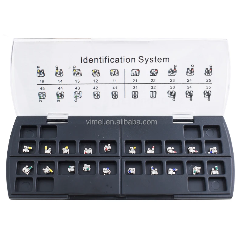 Dentist Materials Teeth Brackets OC Metal 1 Pack Orthodontic Braces ...