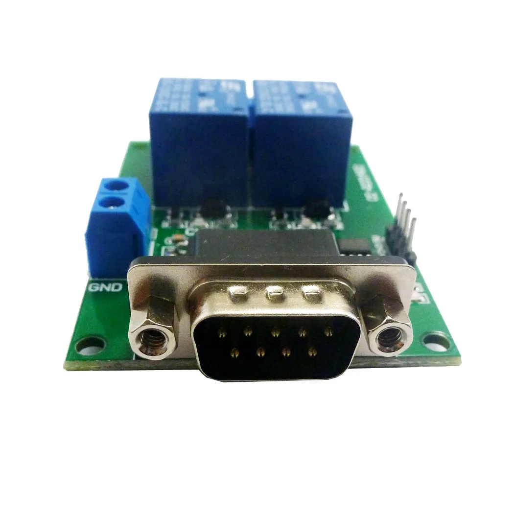 2-way Serial Rs232 Relay Uart Protocol Db9 Interface Remote Control Switch Smart Home Automation ...