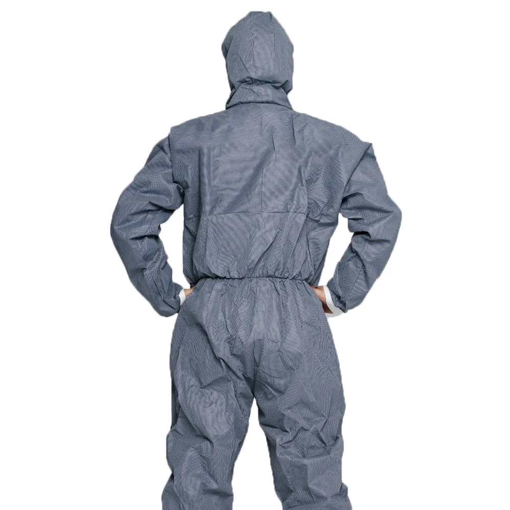 Disposable Coverall Type 56 Grey Color Safety Clothes Dust-proof ...