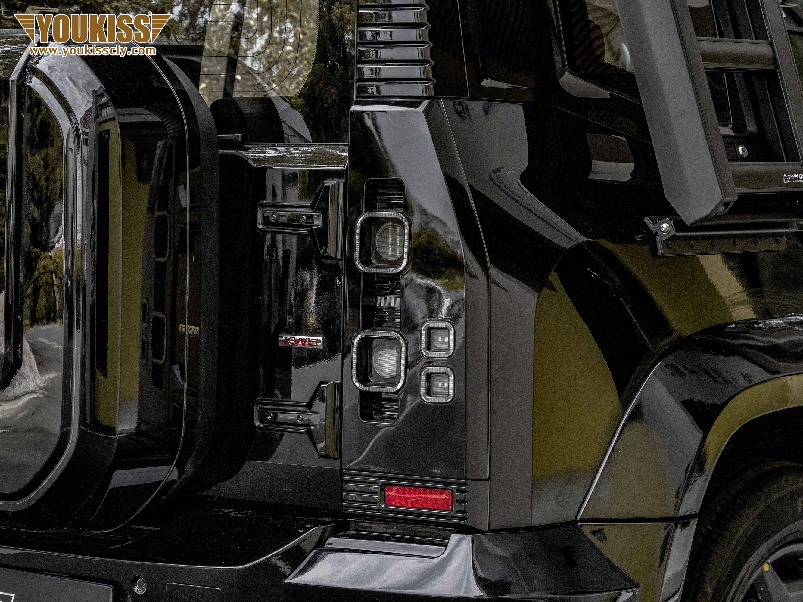 YOUKISS Star Defender Wide Body Kit Tail Lights Hood Bumpers Grille ...