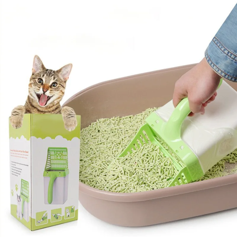 New Useful Cat Litter Shovel Quick Easy Pet Cleaning Tool Scoop Sift ...