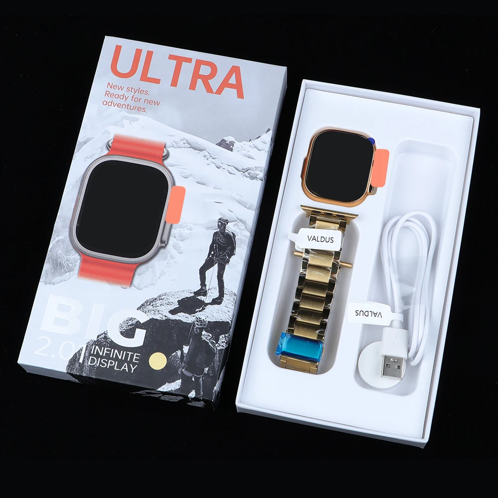 H9 Ultra Luxury Gold Color Montre Relogio Smartwatch Reloj Inteligente ...