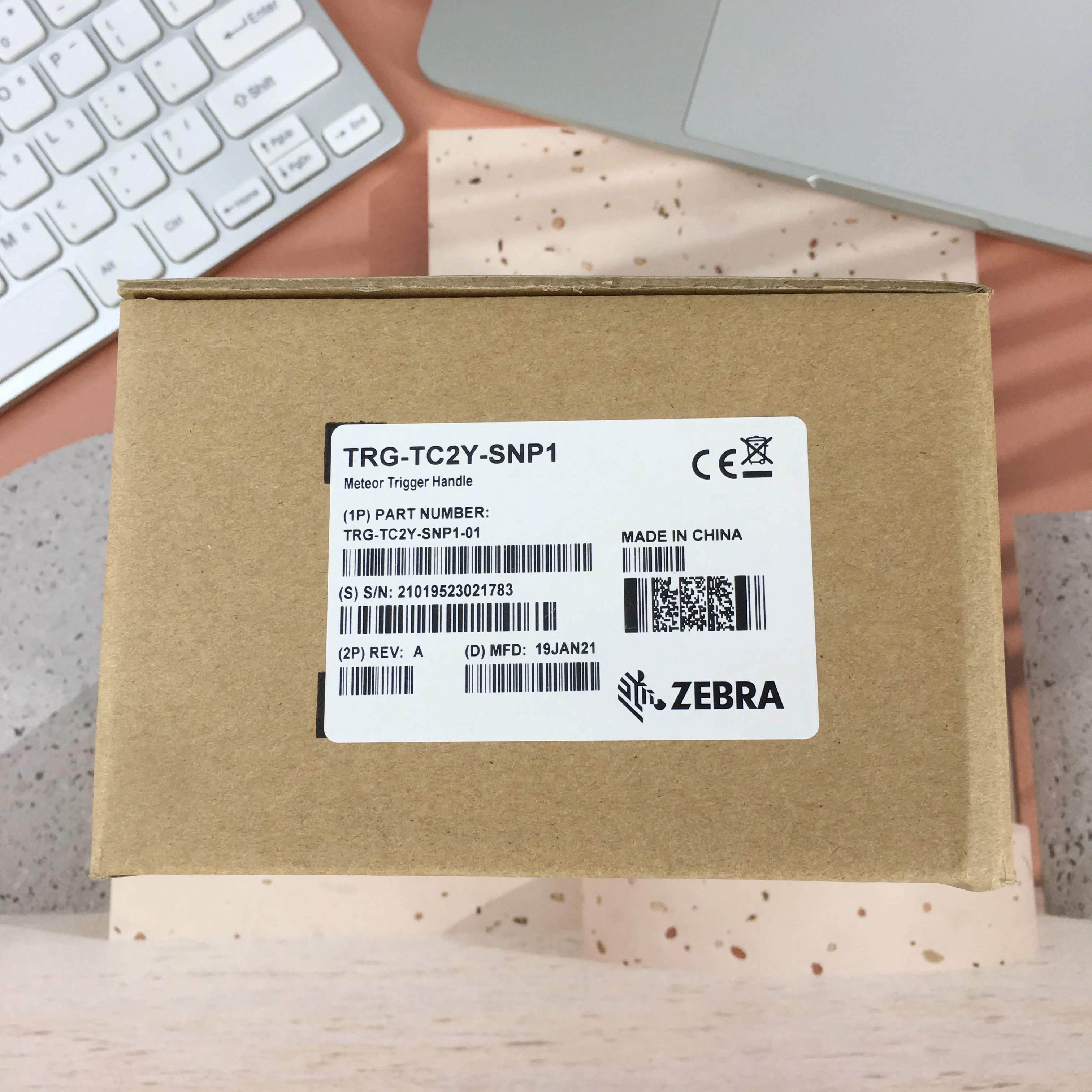 TC21 PDA Pistol Grip Trigger Handle for Rugged Android Scanner